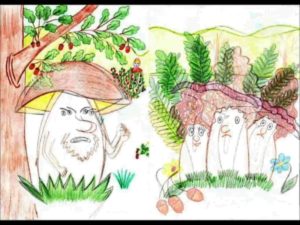 Cómo dibujar una seta con un lápiz: instrucciones para niños y ...