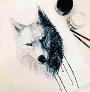 Wie man einen Wolf mit einem Bleistift zeichnet (87 Fotos): einfache ...