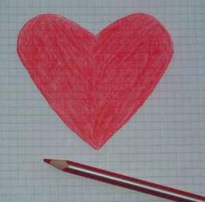 Hvordan man tegner et hjerte: nemme doodle klasser for begyndere og børn