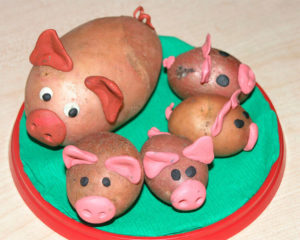 Potato crafts: 100 photo ideas for school and kindergarten children